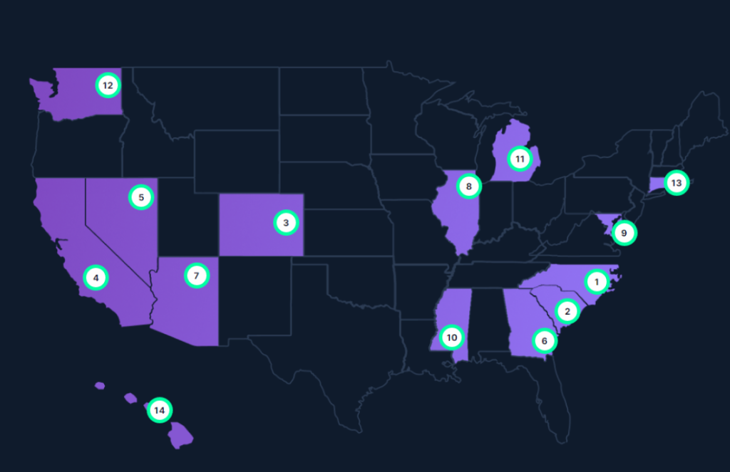 Best and Worst U.S. States and Cities For Actors