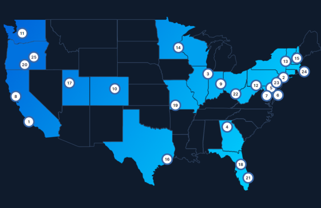 Best and Worst U.S. States and Cities For Actors