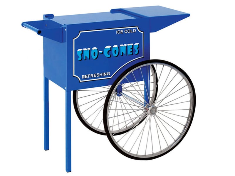 Medium Blue Snow Cone Cart | Paragon Cart