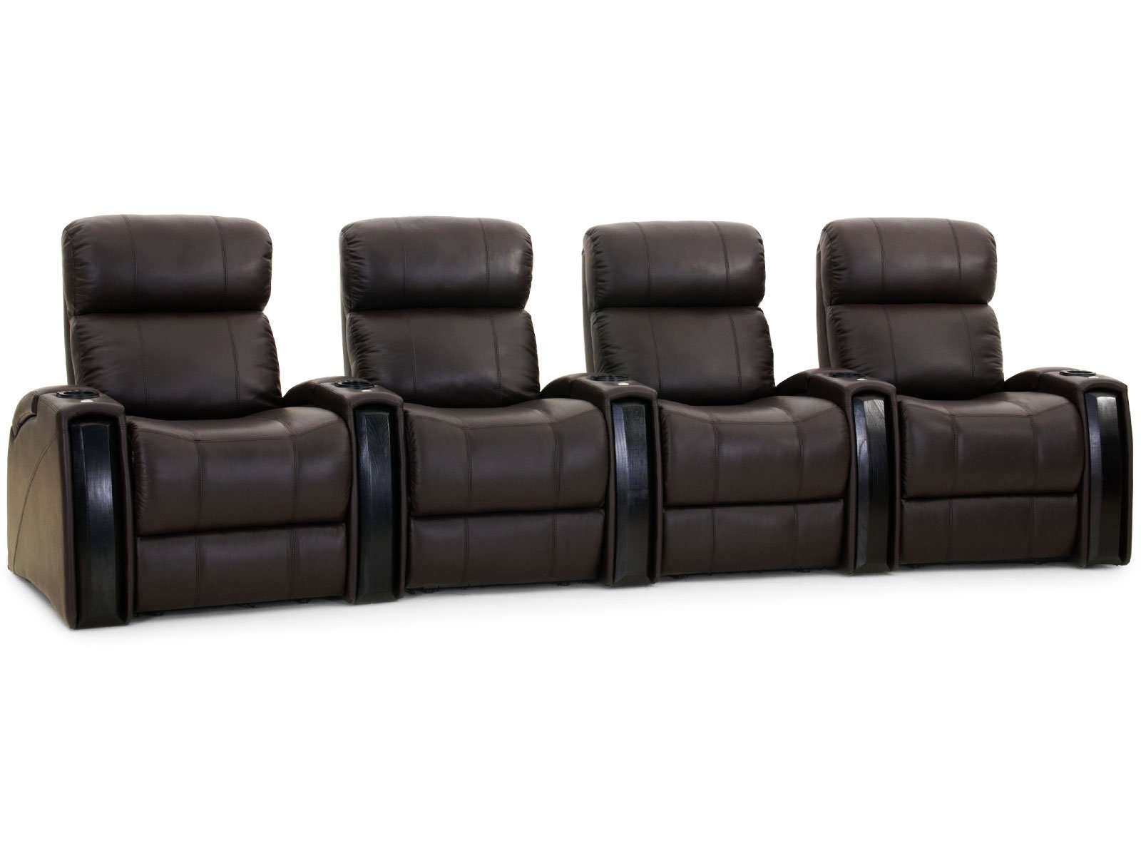 Octane Seating Nitro XL750 Theater Seats in Brown Top Grain Leather ...