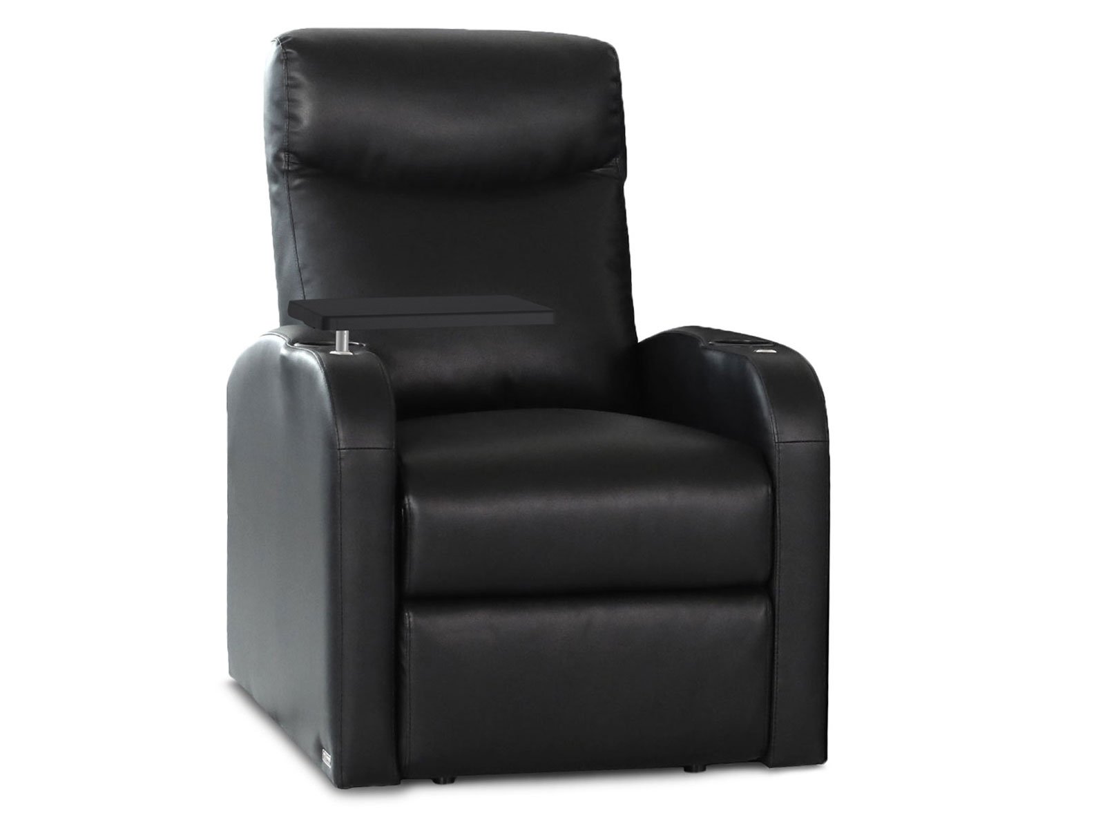 Octane XS750 Pilot Cheap Theatre Seating | Black Bonded Leather | Single